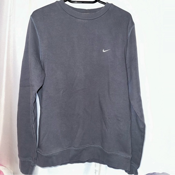 Nike | Sweaters | Vintage Nike Gray Crew Neck | Poshmark